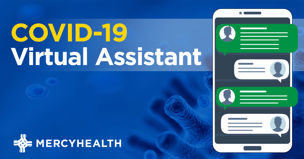 Mercy Health Launches COVID-19 Virtual Assistant | Mercy Health Blog
