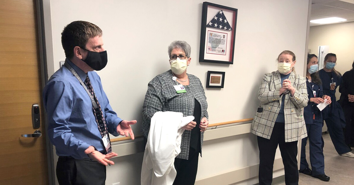Hospital Receives Honor from Veteran Team Member | Mercy Health Blog